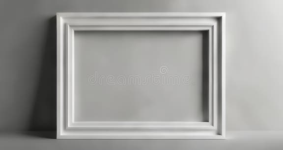 Modern Minimalist Art Frame Stock Illustration - Illustration of ...
