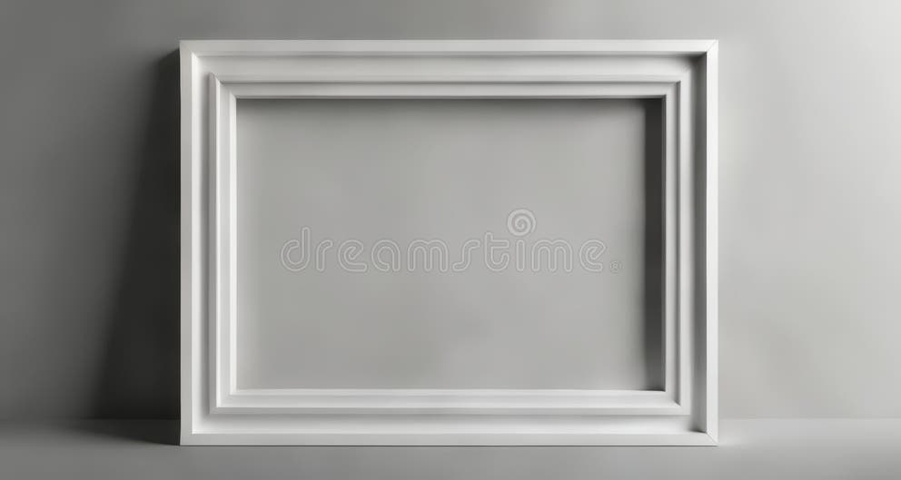 Modern Minimalist Art Frame Stock Illustration - Illustration of ...