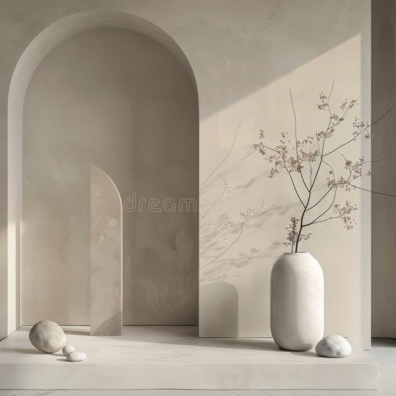 Modern Minimalist Background with a Neutral, Sophisticated Palette ...