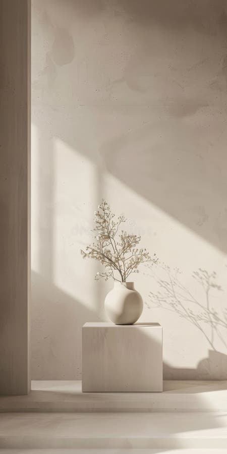 Modern Minimalist Background with a Neutral, Understated Palette. Stock ...