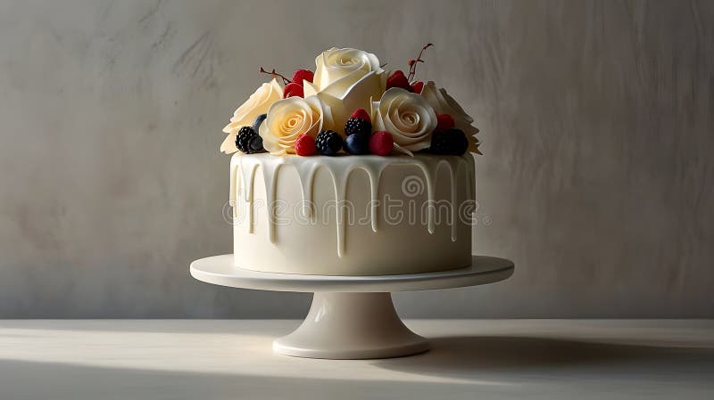 Modern Minimalist Cake Designs for Elegant Celebrations Stock ...