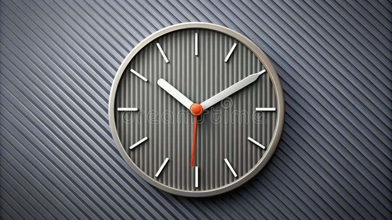Modern Minimalist Clock Icon a Visual Representation of Time ...