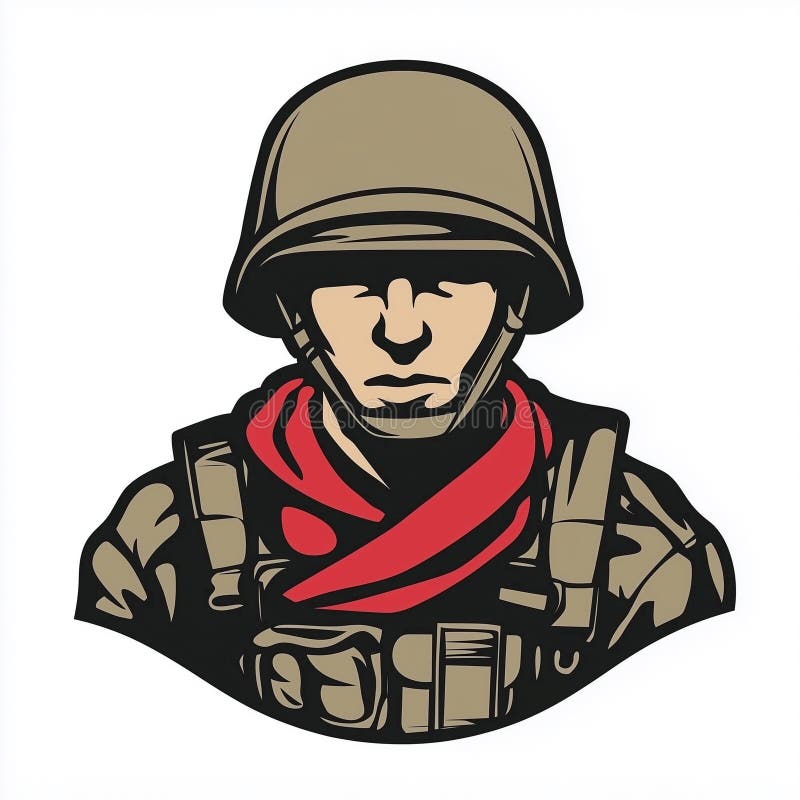 Soldier Logo Vector Icon Design Graphic for Digital and Print Media ...