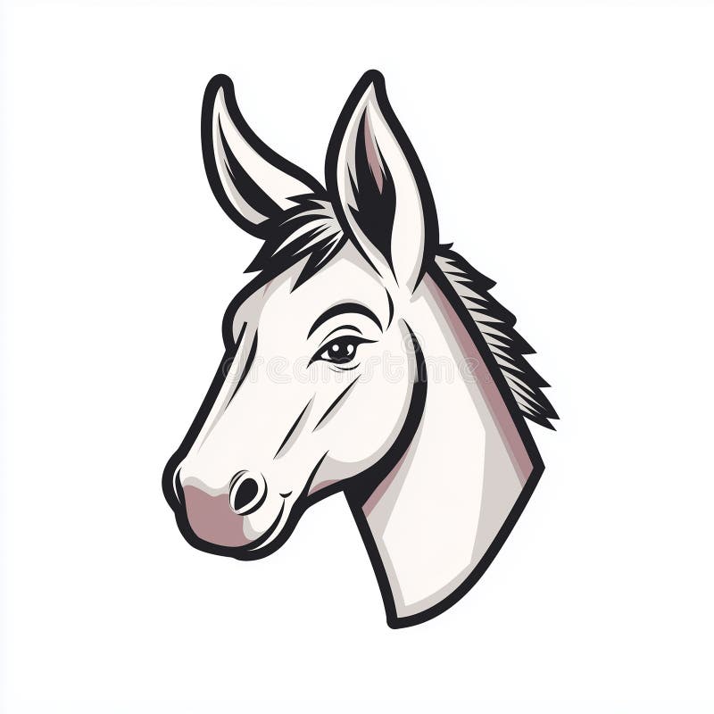 Donkey Logo Vector Icon Design Graphic for Digital and Print Media ...