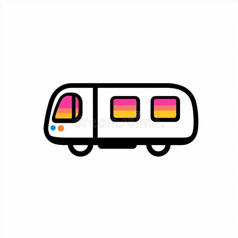 Caravan Logo Vector Icon Design Graphic for Digital and Print Media ...