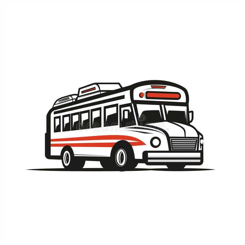 Bus Logo Vector Icon Design Graphic for Digital and Print Media Stock ...