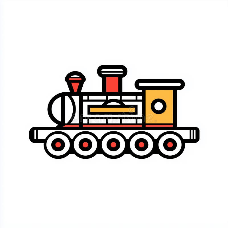 Train Locomotive Ogo Vector Design Graphic for Digital and Print Media ...