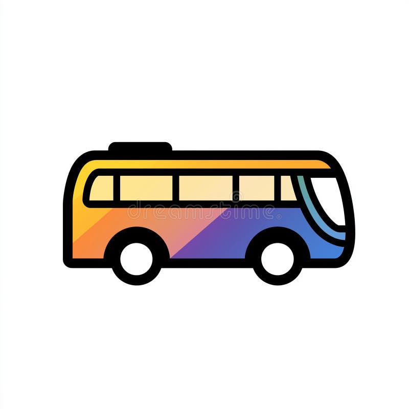 Bus Logo Vector Design Graphic for Digital and Print Media Stock ...