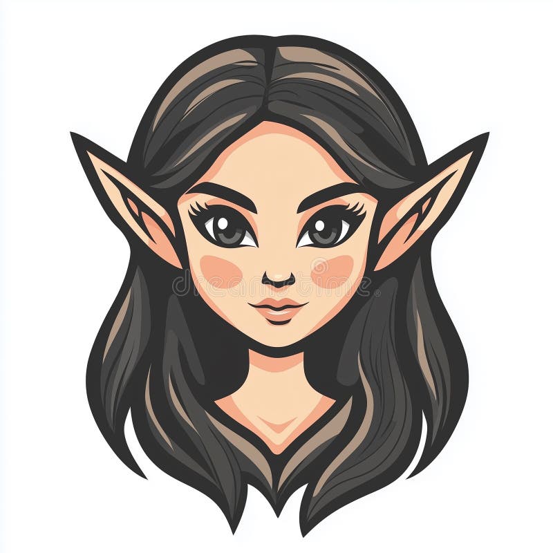 Elf Logo Vector Icon Design Graphic for Digital and Print Media Stock ...