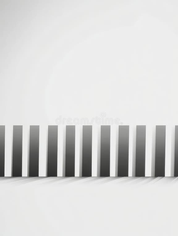 Abstract Geometric Barcode Lines Modern Minimalist Design Symbolizes ...