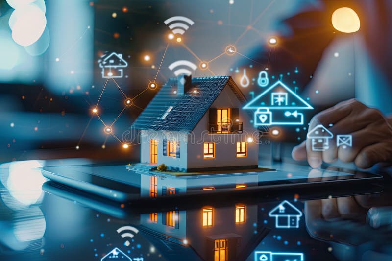 A Modern, Minimalist Digital Technology Icon in Black, Representing a ...