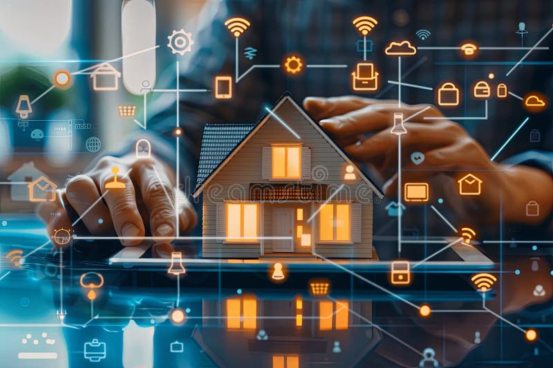 A Modern, Minimalist Digital Technology Icon in Black, Representing a ...