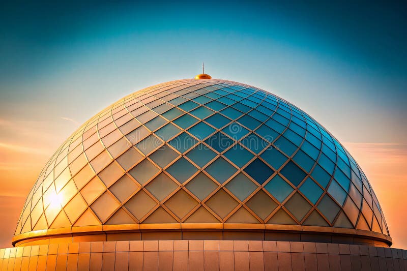 Modern Minimalist Dome Architecture Geometric Forms and Spatial Design ...