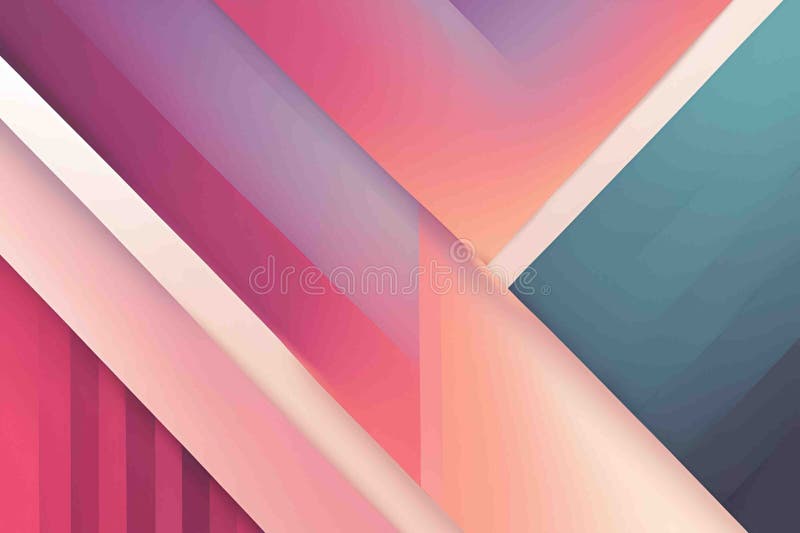 Modern Minimalist Dynamic Shapes Abstract Background, Geometric Figures ...