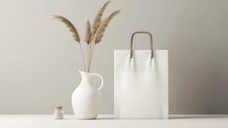 Modern Minimalist Ecofriendly Packaging Design Set Stock Illustration ...