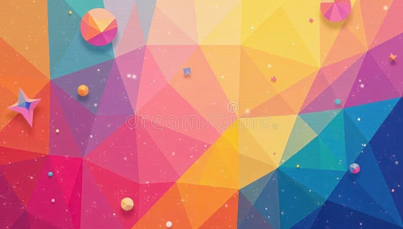 Modern Minimalist Email Design with Vibrant Geometric Shapes , Graphic ...