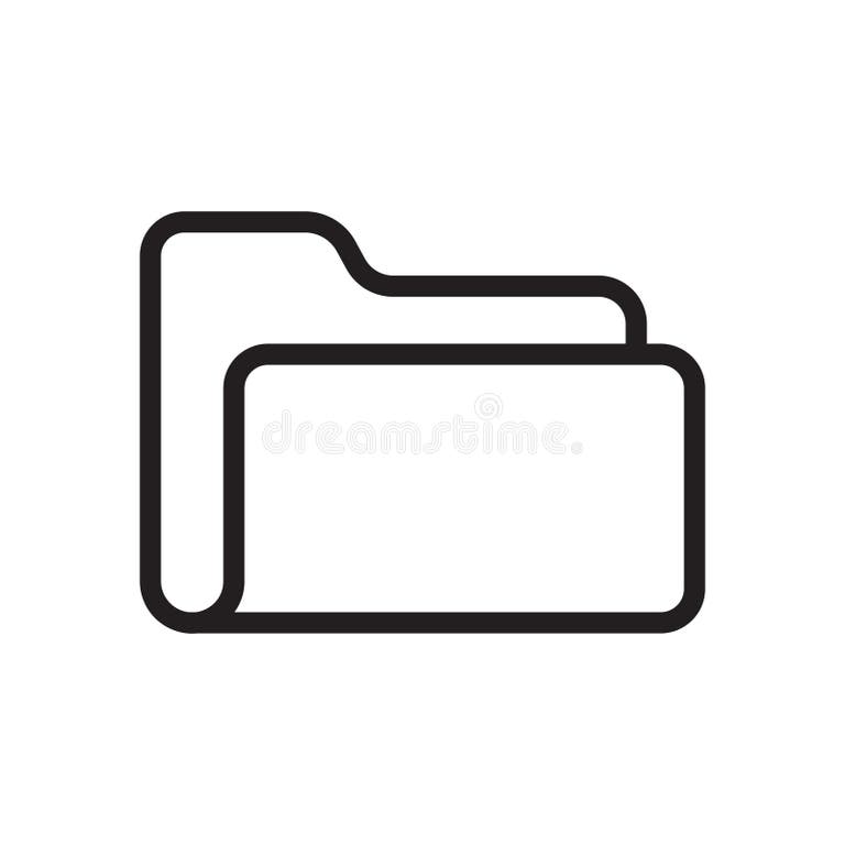 Minimalist Folder Icon Stock Illustrations – 1,313 Minimalist Folder ...