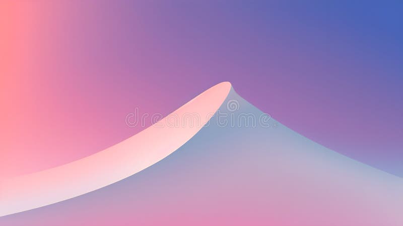 Modern Minimalist Gradient Wallpaper with Soft Curved Lines Stock Photo ...