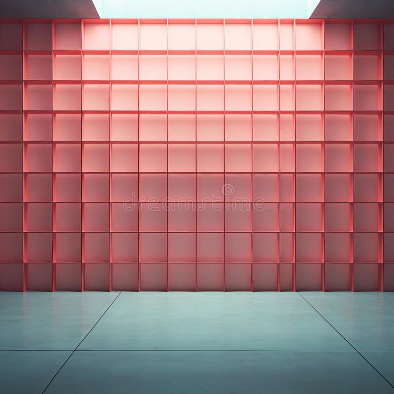 Modern Minimalist Grid Design with Staggered Blocks Pattern Stock ...