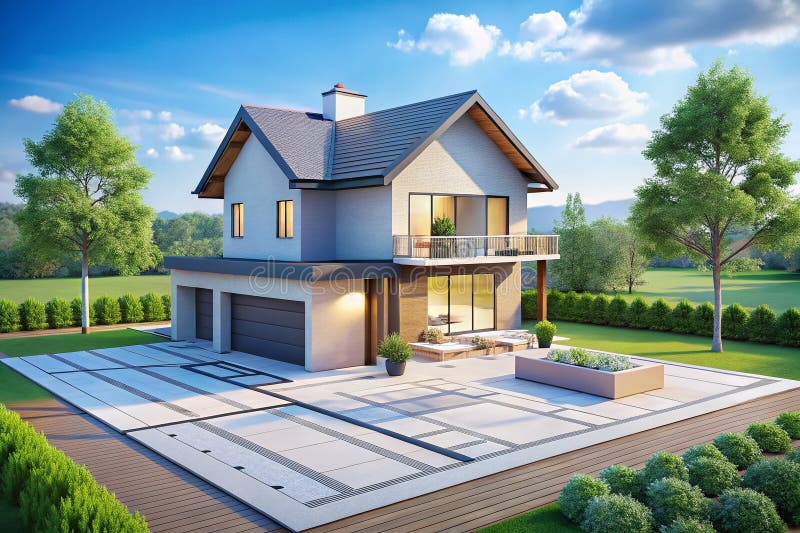 Modern Minimalist House Design a 3D Model for Engineering Professionals ...