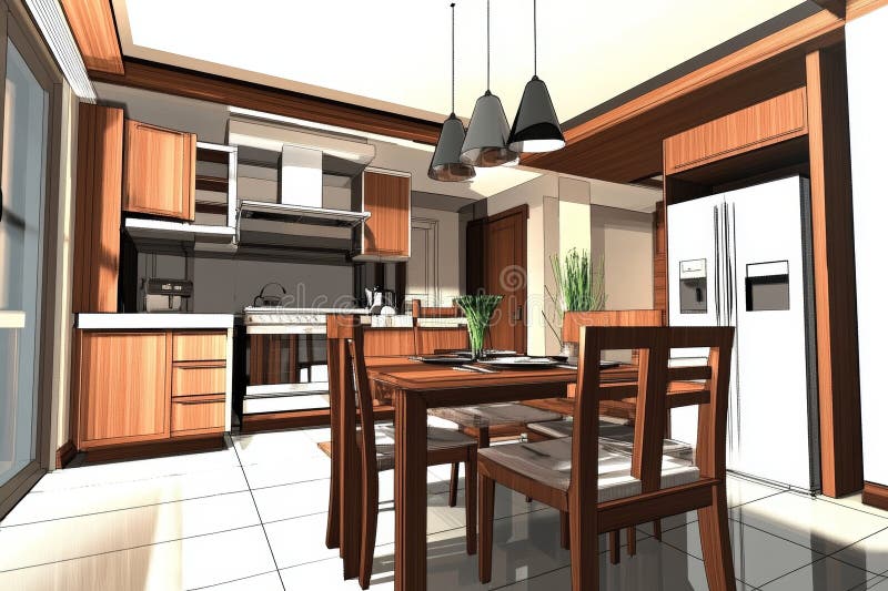 Modern Minimalist House Interior Under Renovation and Reconstruction ...