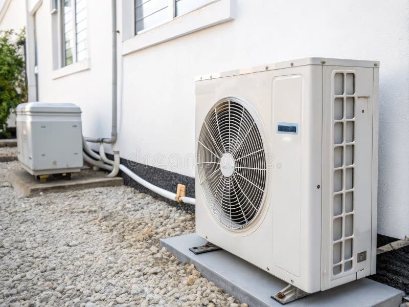 Modern Minimalist HVAC Compressor Design Assets Logos Banners Web App ...