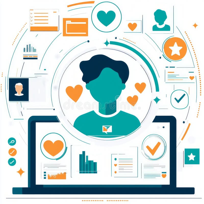 Modern Minimalist Infographic Showcasing Digital Reputation Analysis ...