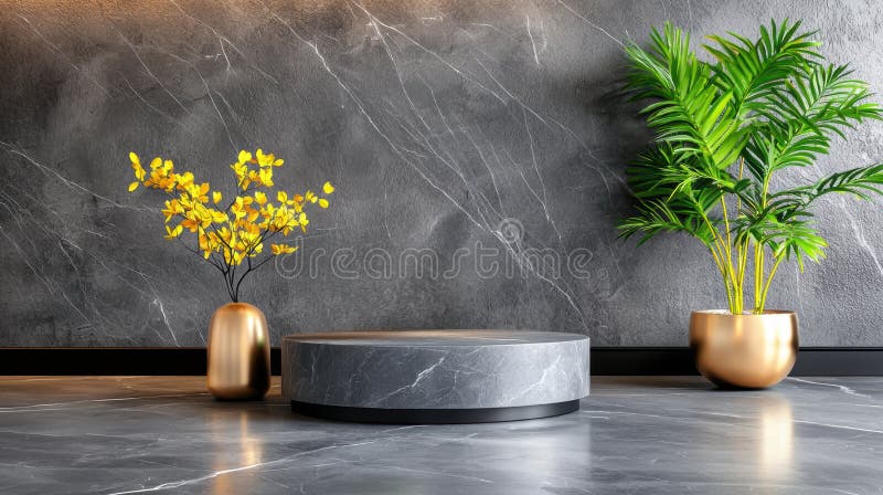 Modern Minimalist Interior Design with Greenery and Decorative Elements ...