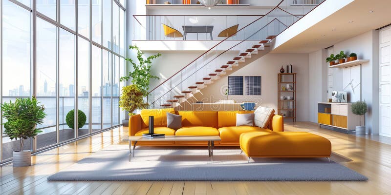 Modern Minimalist Interior Design. Stylish and Functional Home Decor ...