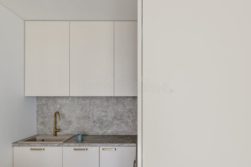 Modern Minimalist Kitchen Interior Design in Scandinavian Style ...