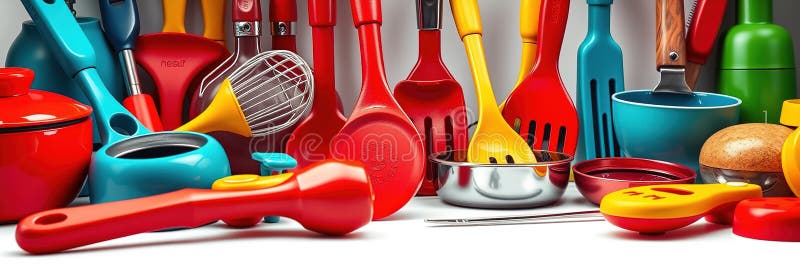 Modern Minimalist Kitchen Tools Linear Illustrations for Contemporary ...