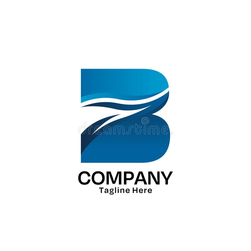 Modern and Minimalist Letter B Logo Designs Stock Illustration ...