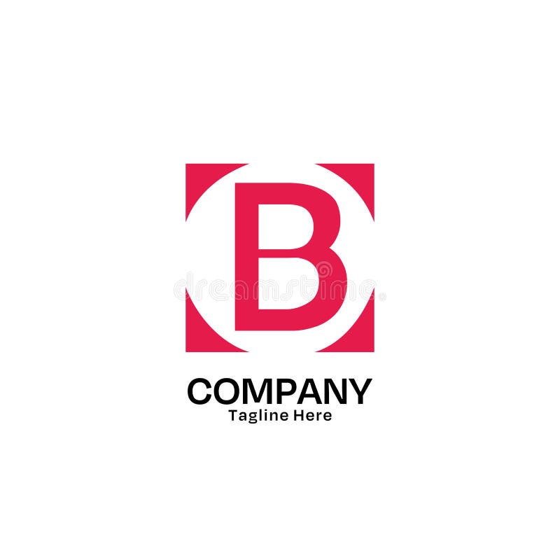Modern and Minimalist Letter B Logo Designs Stock Illustration ...