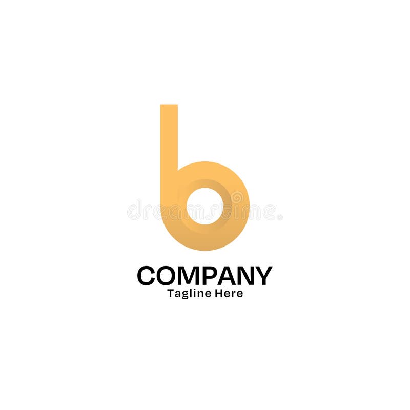 Modern and Minimalist Letter B Logo Designs Stock Illustration ...