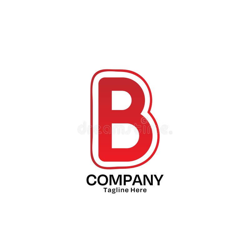 Modern and Minimalist Letter B Logo Designs Stock Illustration ...
