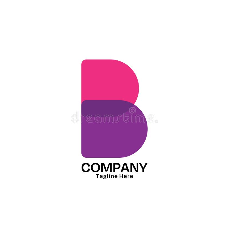 Modern and Minimalist Letter B Logo Designs Stock Illustration ...