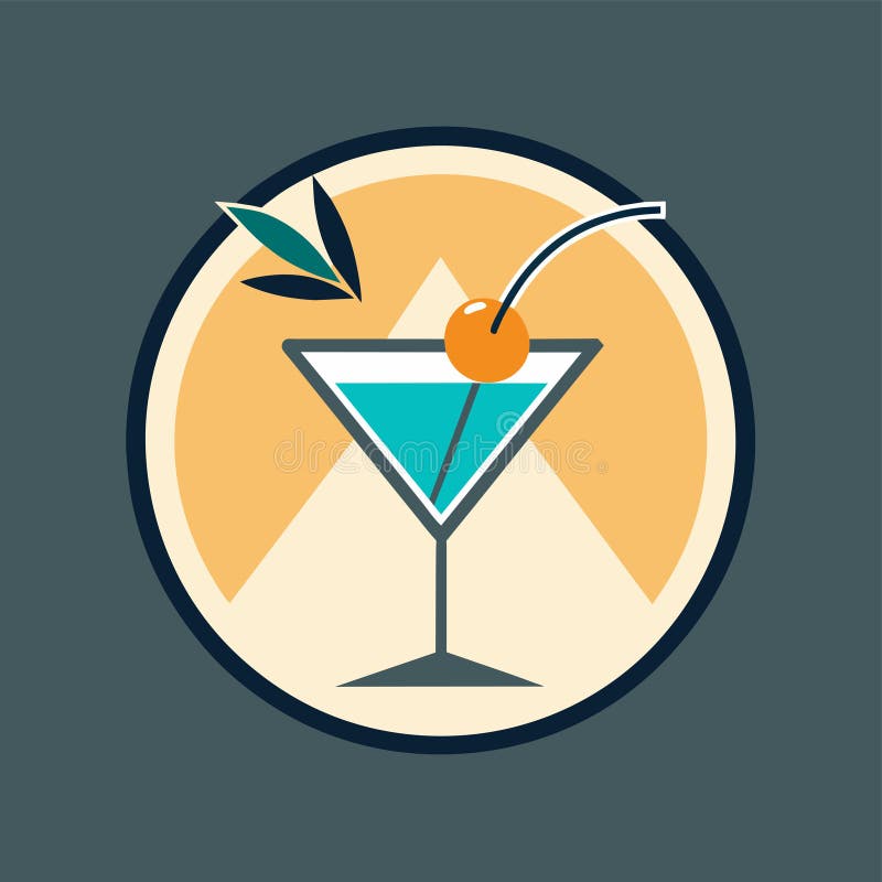 A Modern, Minimalist Logo for a Trendy Cocktail Lounge, Featuring a ...
