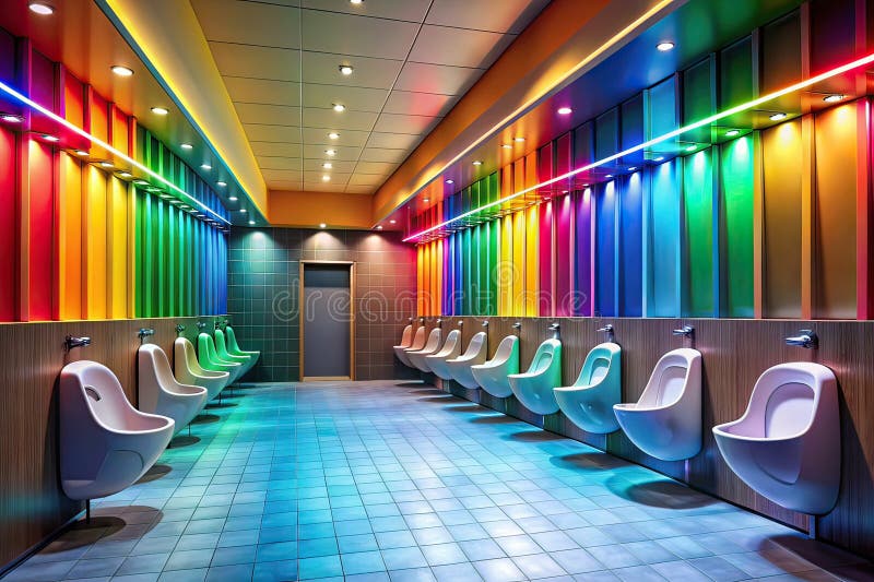 Modern Minimalist Mens Restroom Design a Spacious and Clean ...