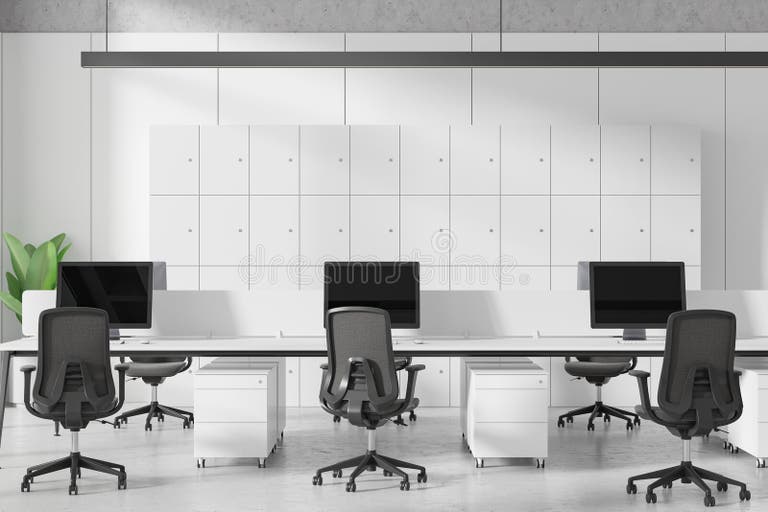 Empty Workstations Stock Illustrations – 434 Empty Workstations Stock ...