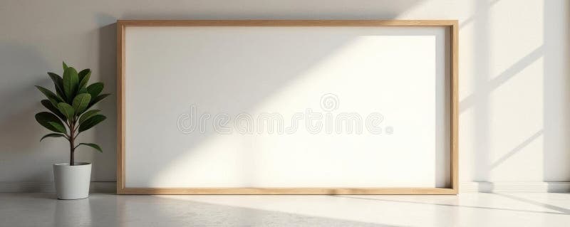 Modern Minimalist Oversized Frame, Empty, Clean Lines, Blank, Home ...