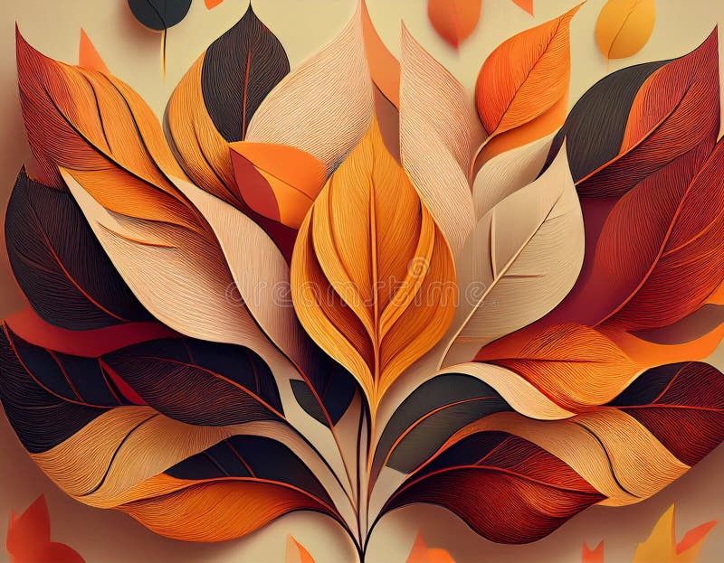 Modern Minimalist Pattern Geometric Shapes and Abstract Leaf Forms for ...