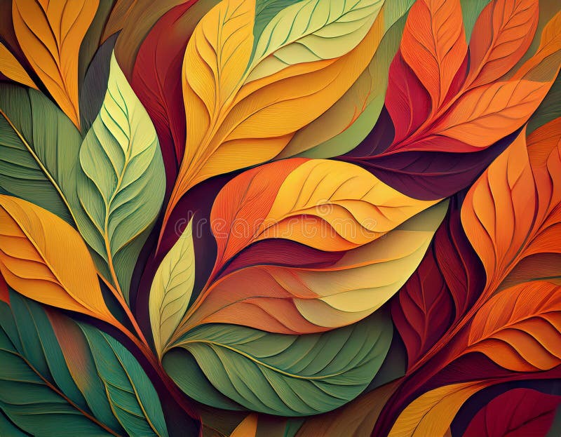 Modern Minimalist Pattern Geometric Shapes and Abstract Leaf Forms for ...