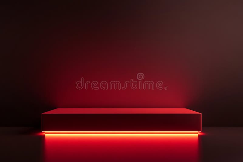 A Modern, Minimalist Product Presentation Platform Bathed in Vibrant ...