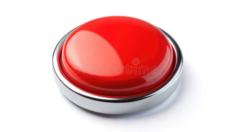 Modern Minimalist Red Start Button Illustration HighQuality AIGenerated ...