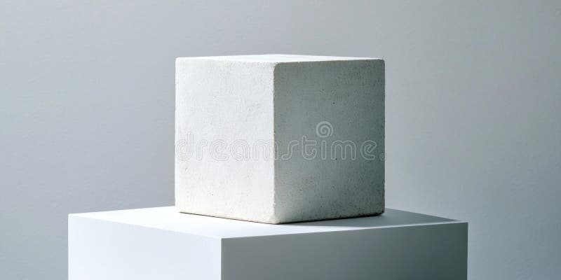 Modern Minimalist Sculpture Stock Photo - Image of geometric, piece ...
