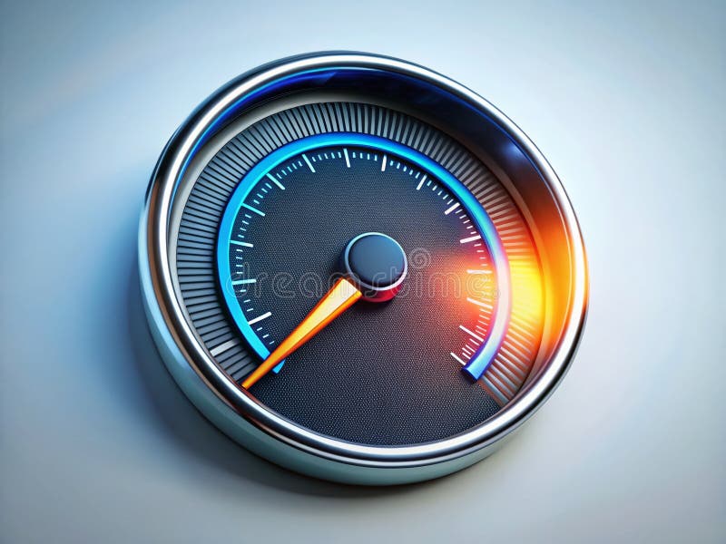 Modern Minimalist Speedometer Logo Design Mockup a Clean and Dynamic ...