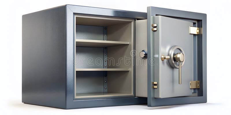 Modern Minimalist Storage Solution an Empty Open Safe Box for Secure ...