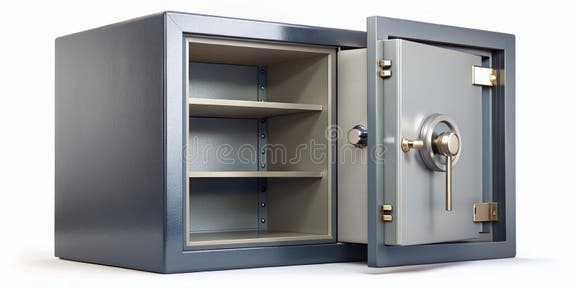 Modern Minimalist Storage Solution an Empty Open Safe Box for Secure ...