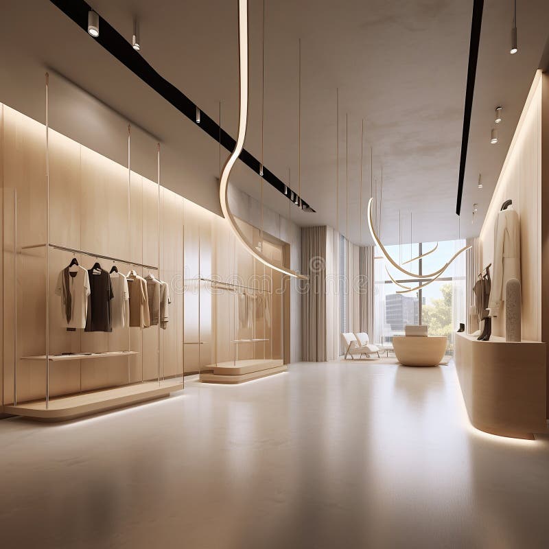 A Modern Minimalist Style Cultural and Creative Store with Large Space ...