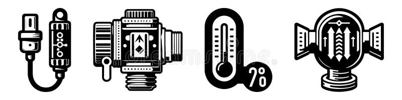 Temperature Sensor Mechanism Icon Stock Photos - Free & Royalty-Free ...